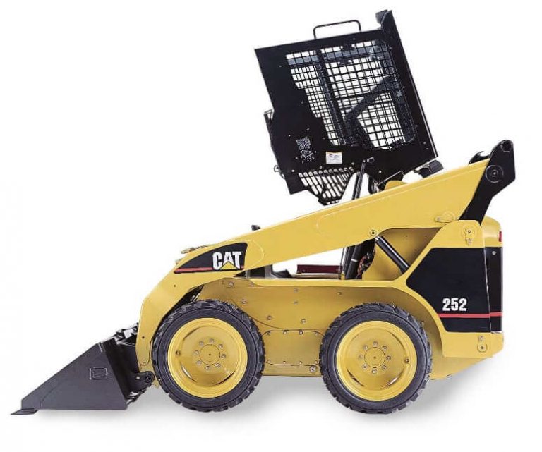 Характеристики CAT 252 мини-погрузчик колесный: двигатель, вес ...