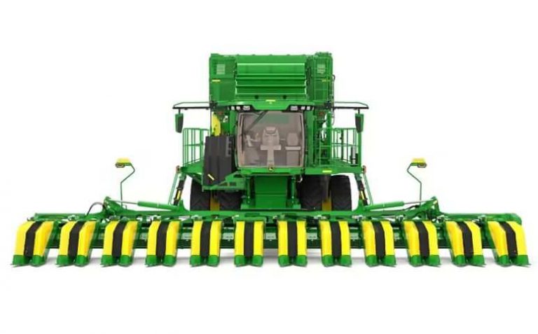 Характеристики John Deere CS770 хлопкоуборочный комбайн: двигатель, вес ...