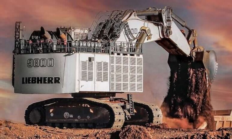 Характеристики Liebherr R9800 экскаватор карьерный (R 9800): двигатель ...