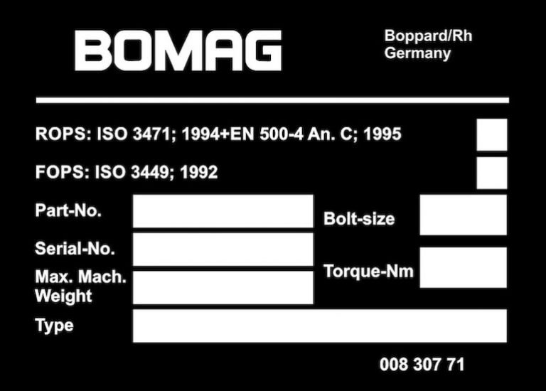 Что такое ROPS / FOPS? Стандарты безопасности спецтехники - Snabus.ru